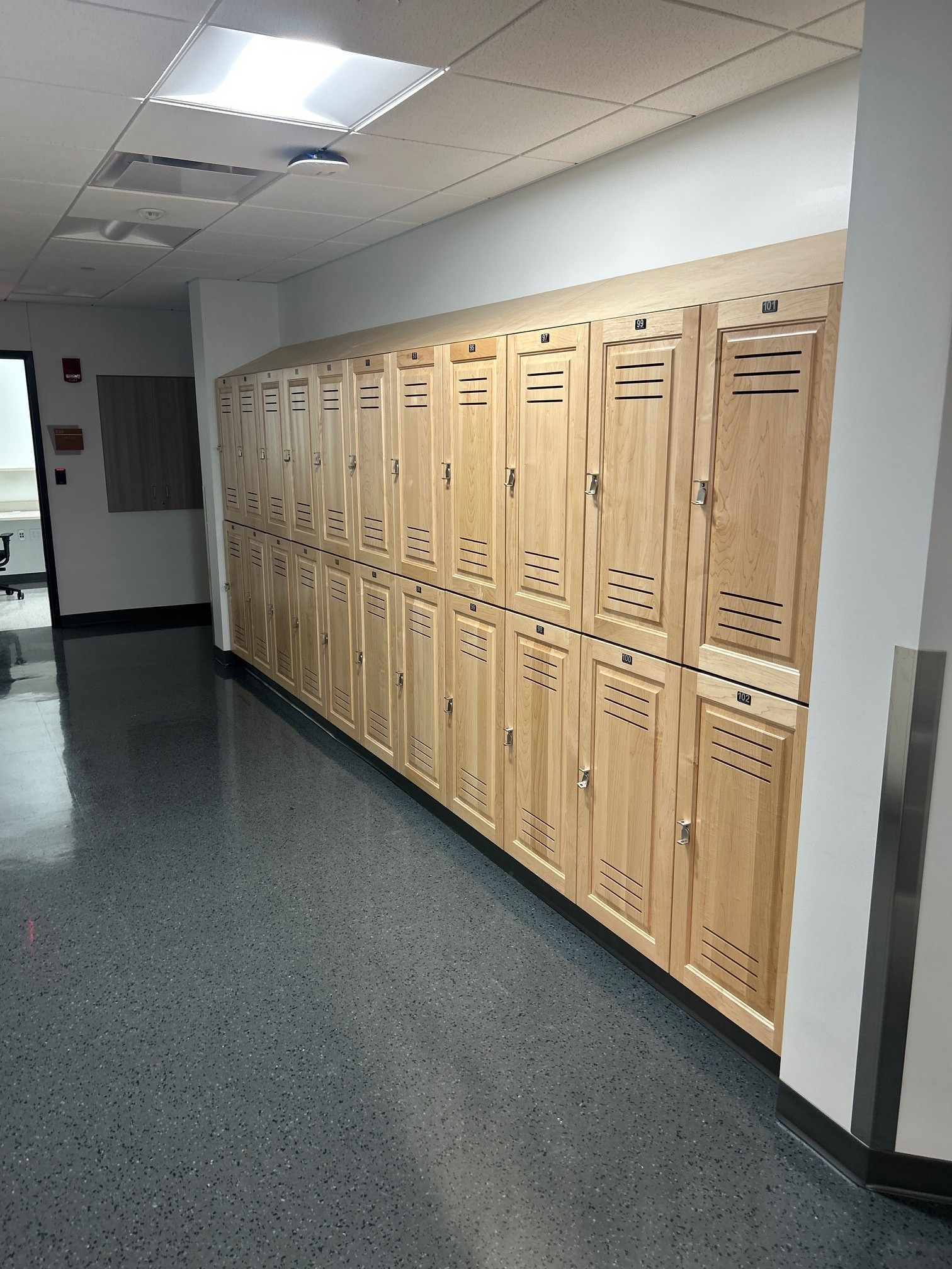 Wood Club Locker Installations by All Wood Lockers