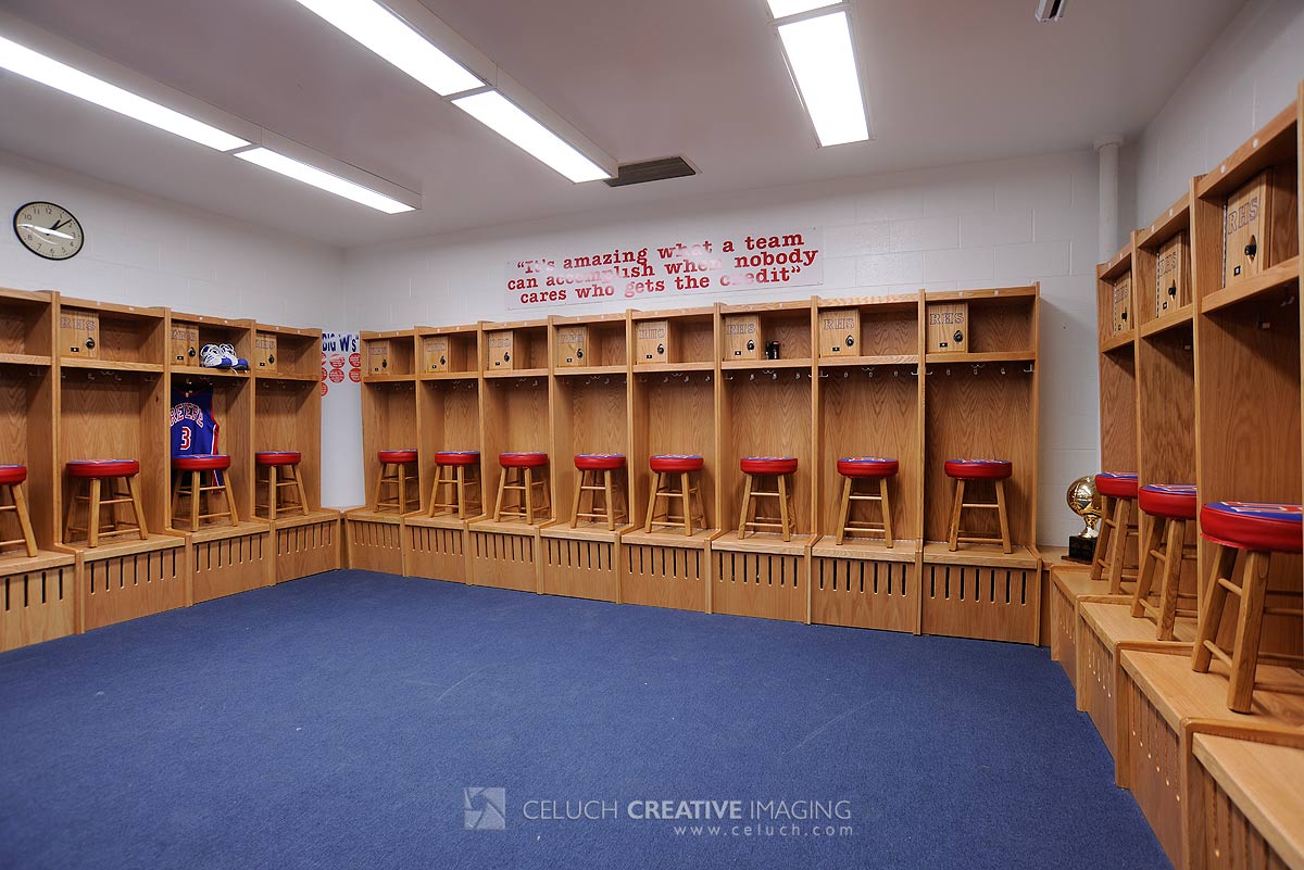 Wood Sports Locker Installations by All Wood Lockers
