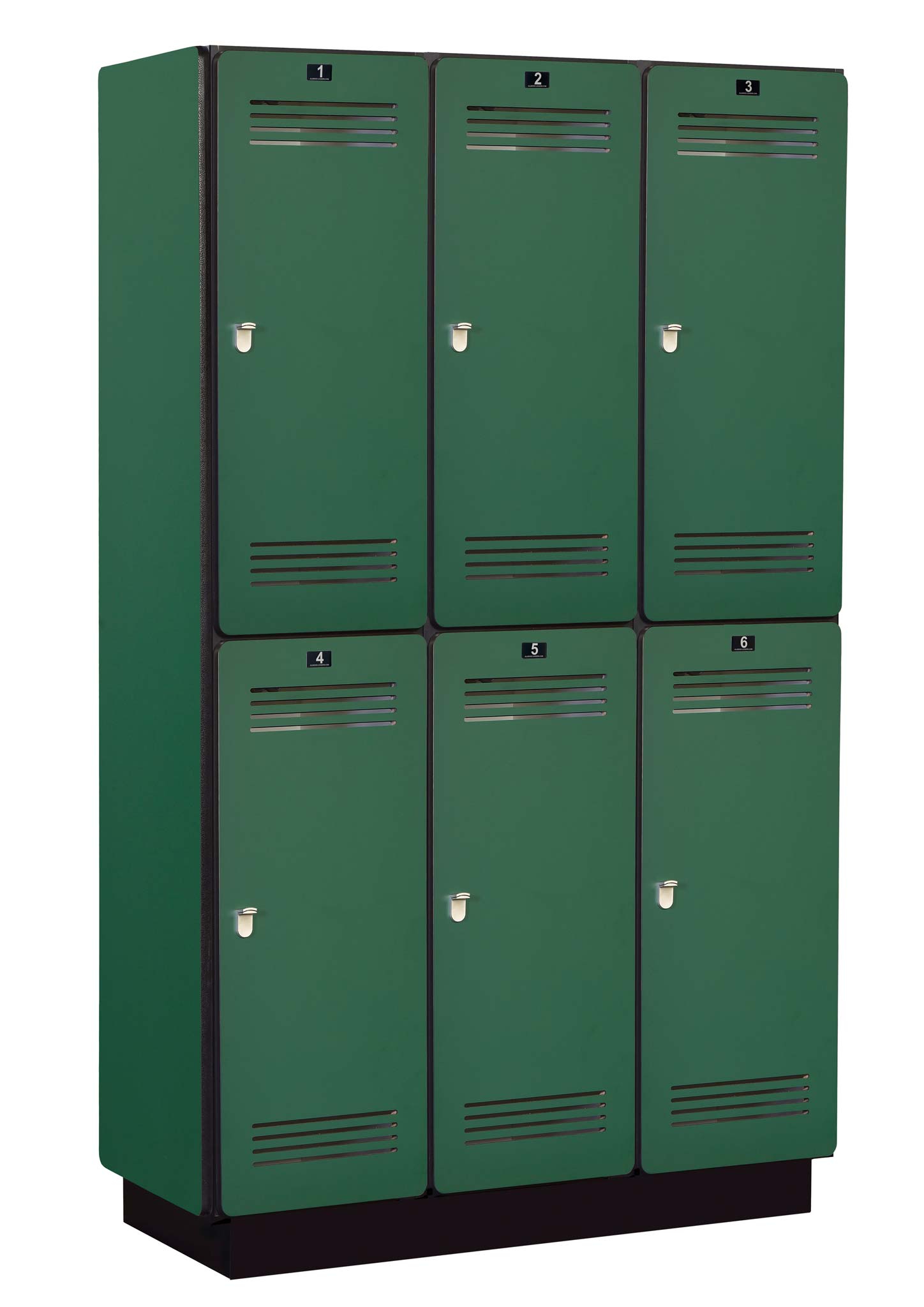 Vented Wood Club Lockers by All Wood Lockers