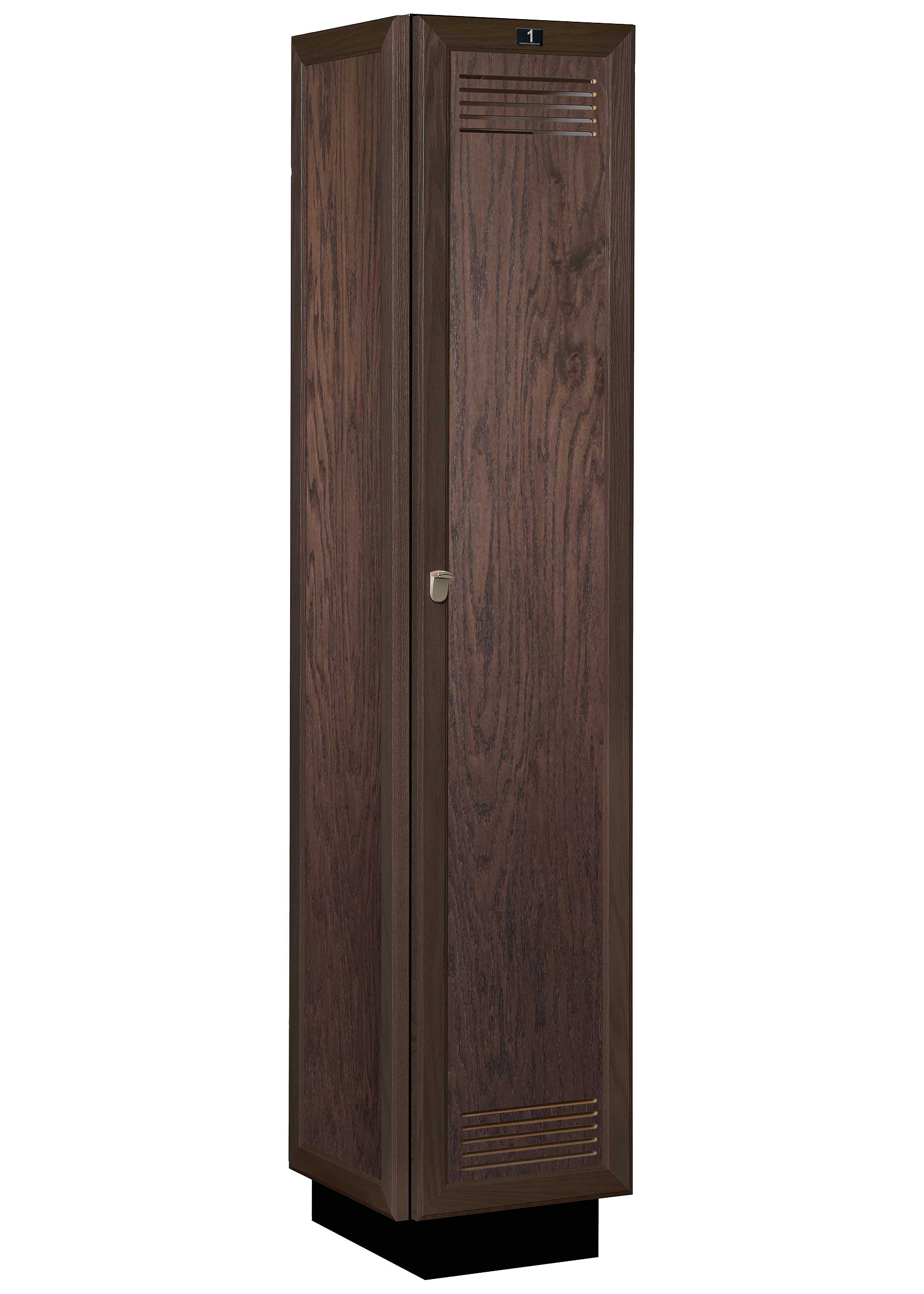 Vented Wood Club Lockers by All Wood Lockers