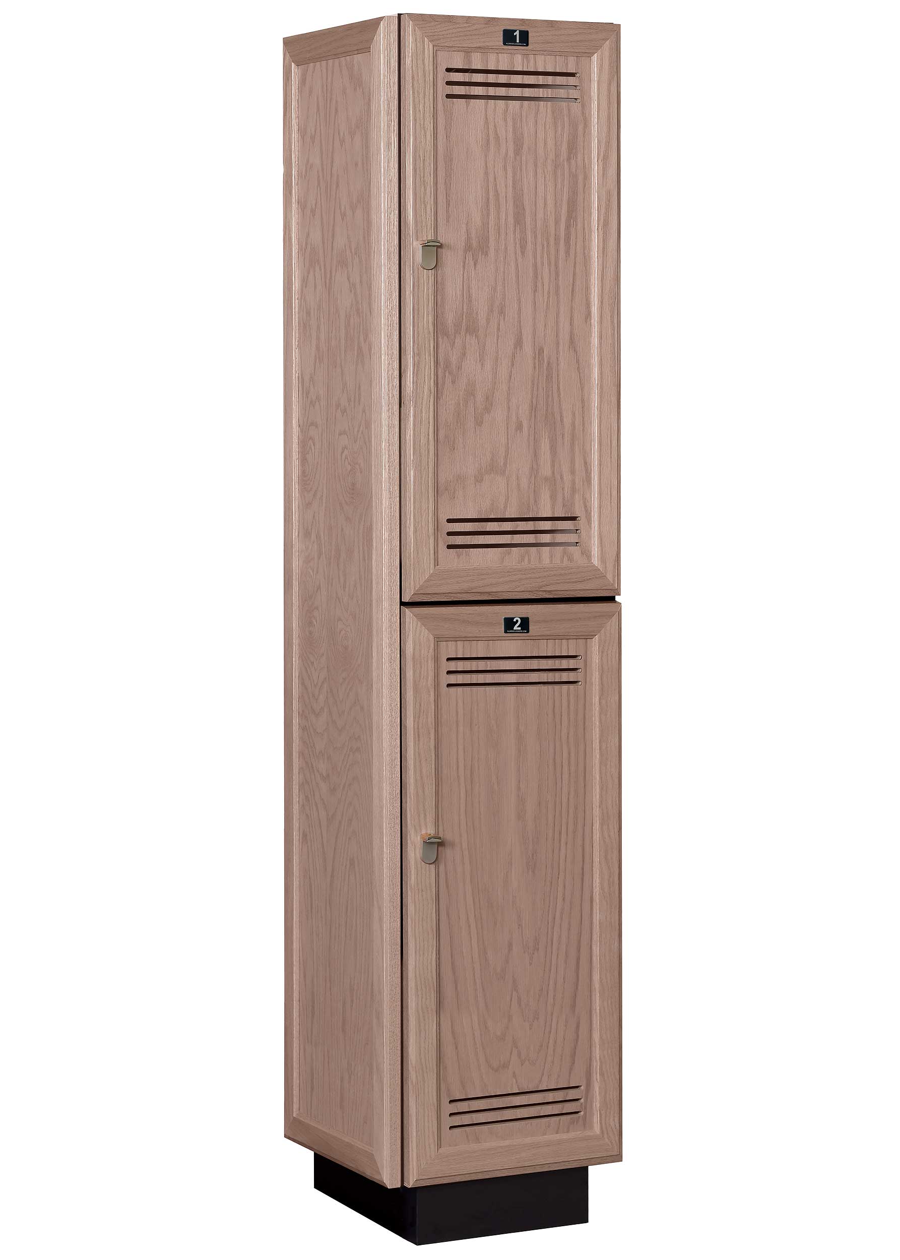 Vented Wood Club Lockers by All Wood Lockers
