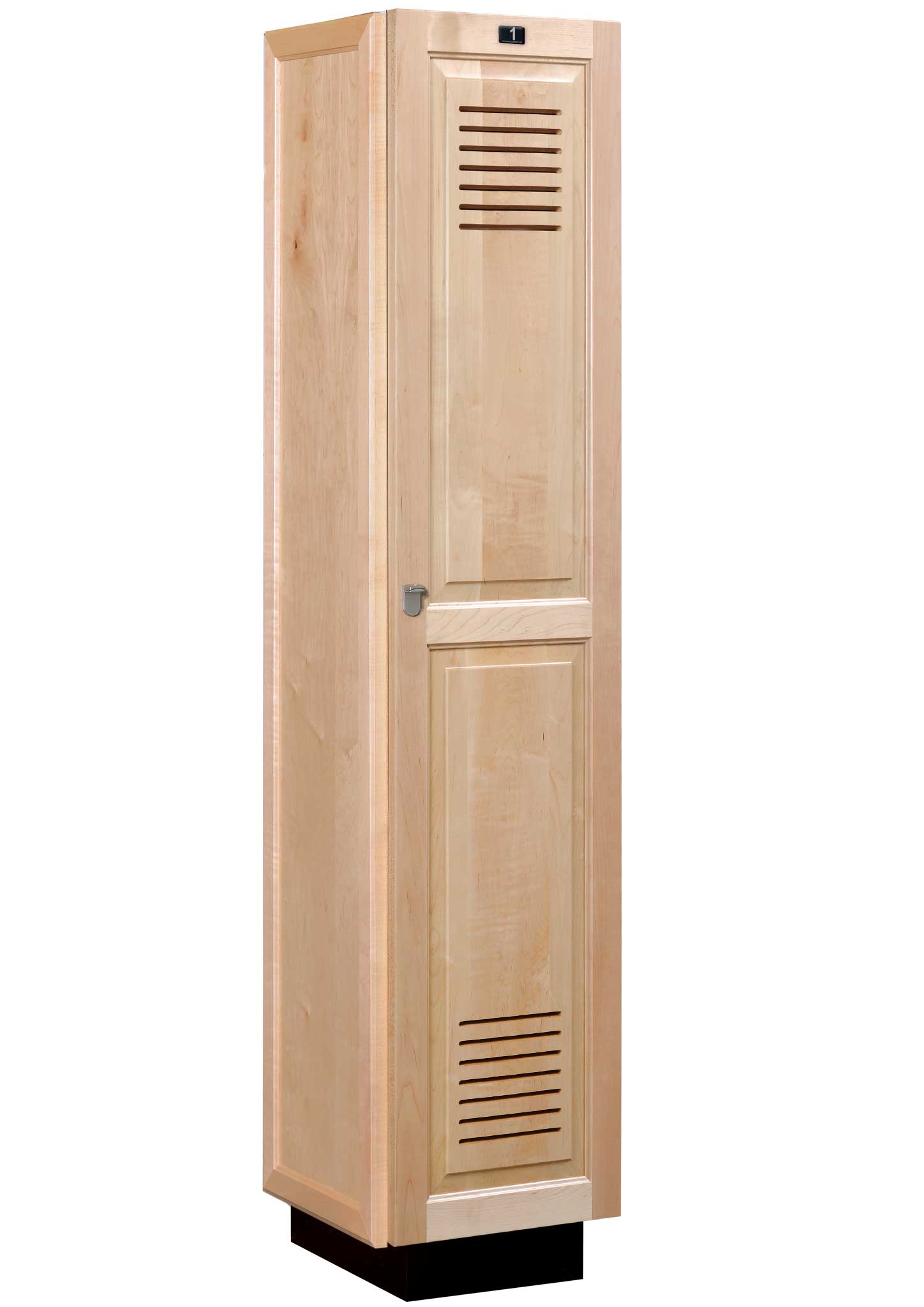 Vented Wood Club Lockers by All Wood Lockers