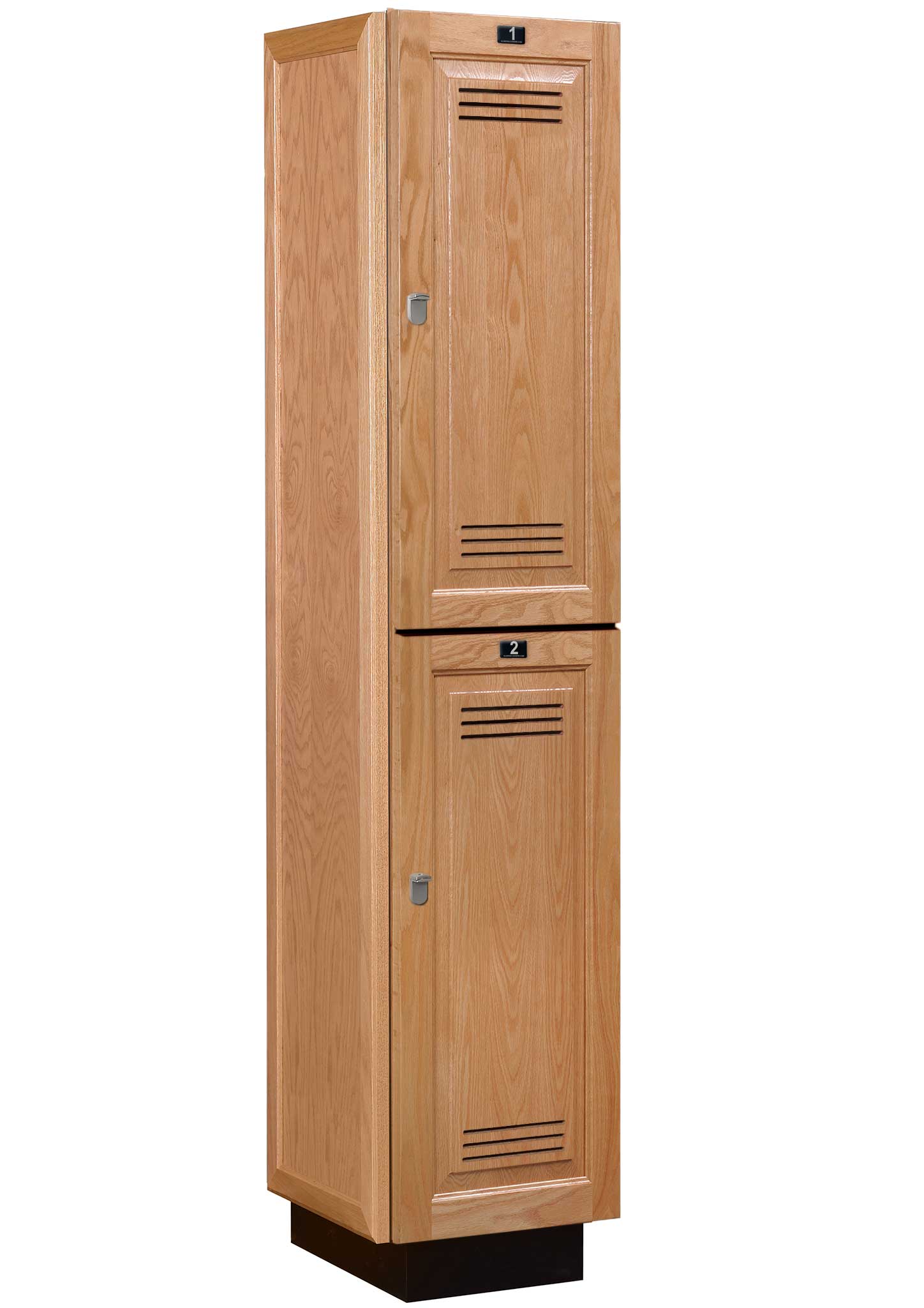 Vented Wood Club Lockers by All Wood Lockers