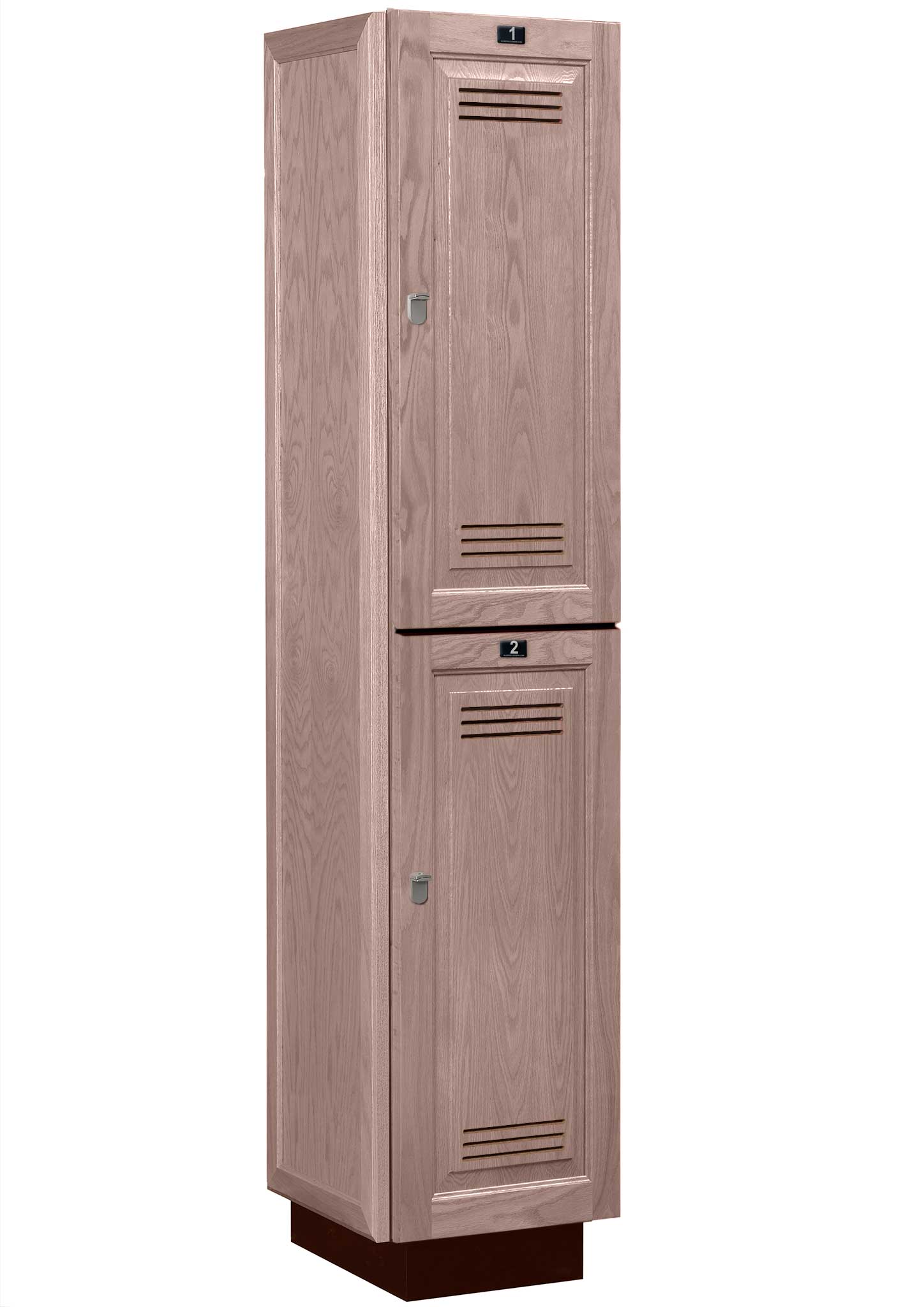 Vented Wood Club Lockers by All Wood Lockers