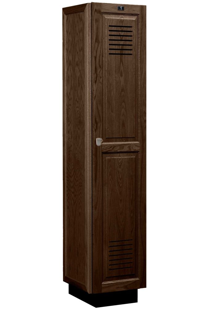Vented Wood Club Lockers by All Wood Lockers